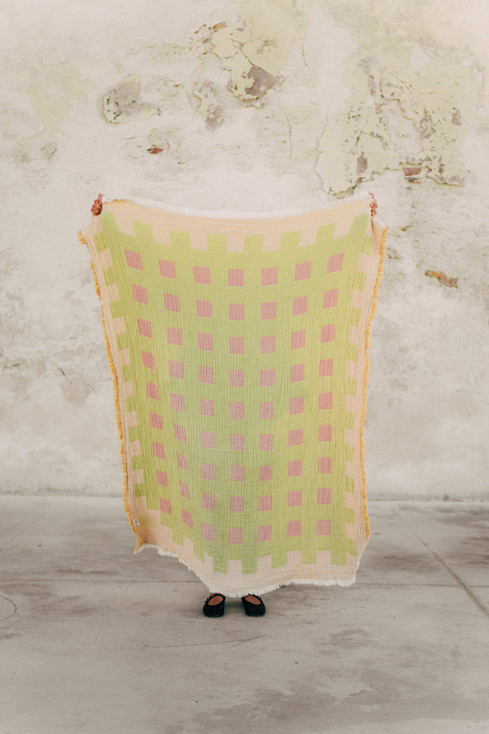 Koc plażowy Window Pink Lemon | Outheres Home